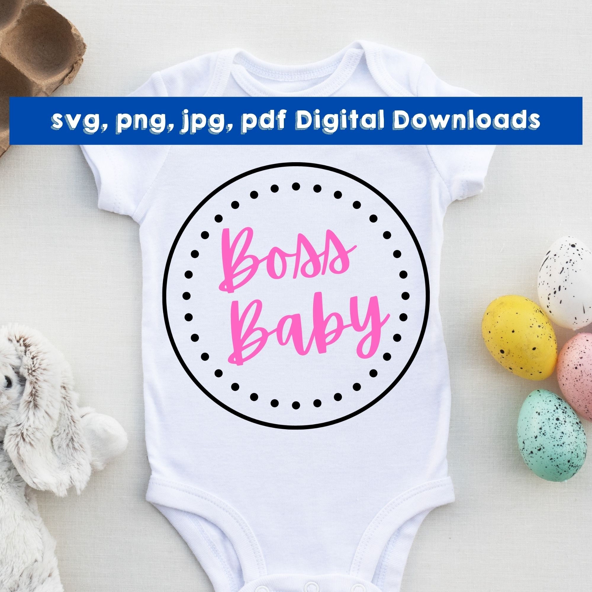 Baby Boss Svg, Png, Jpg Pdf Instant Download Images Silhouette or ...