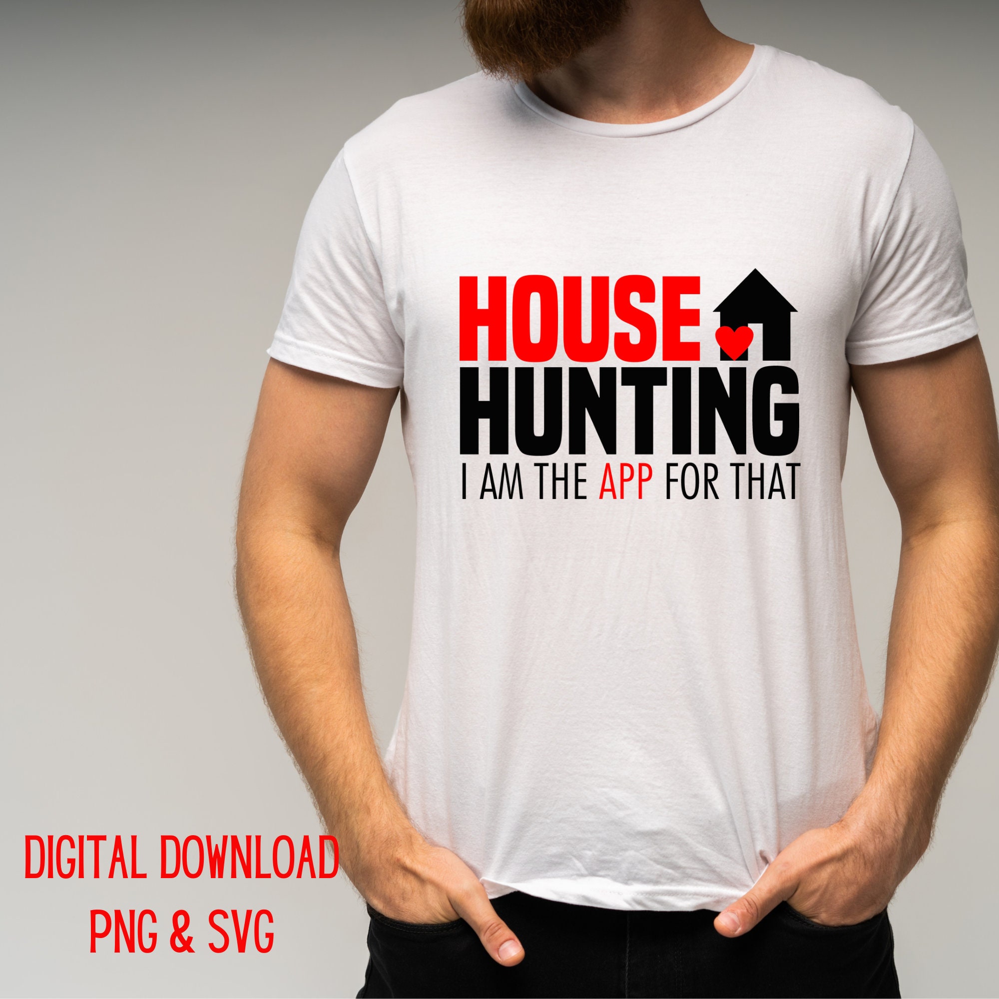 Real Estate House Hunting, SVG - PNG Realtor Image, Instant Download ...