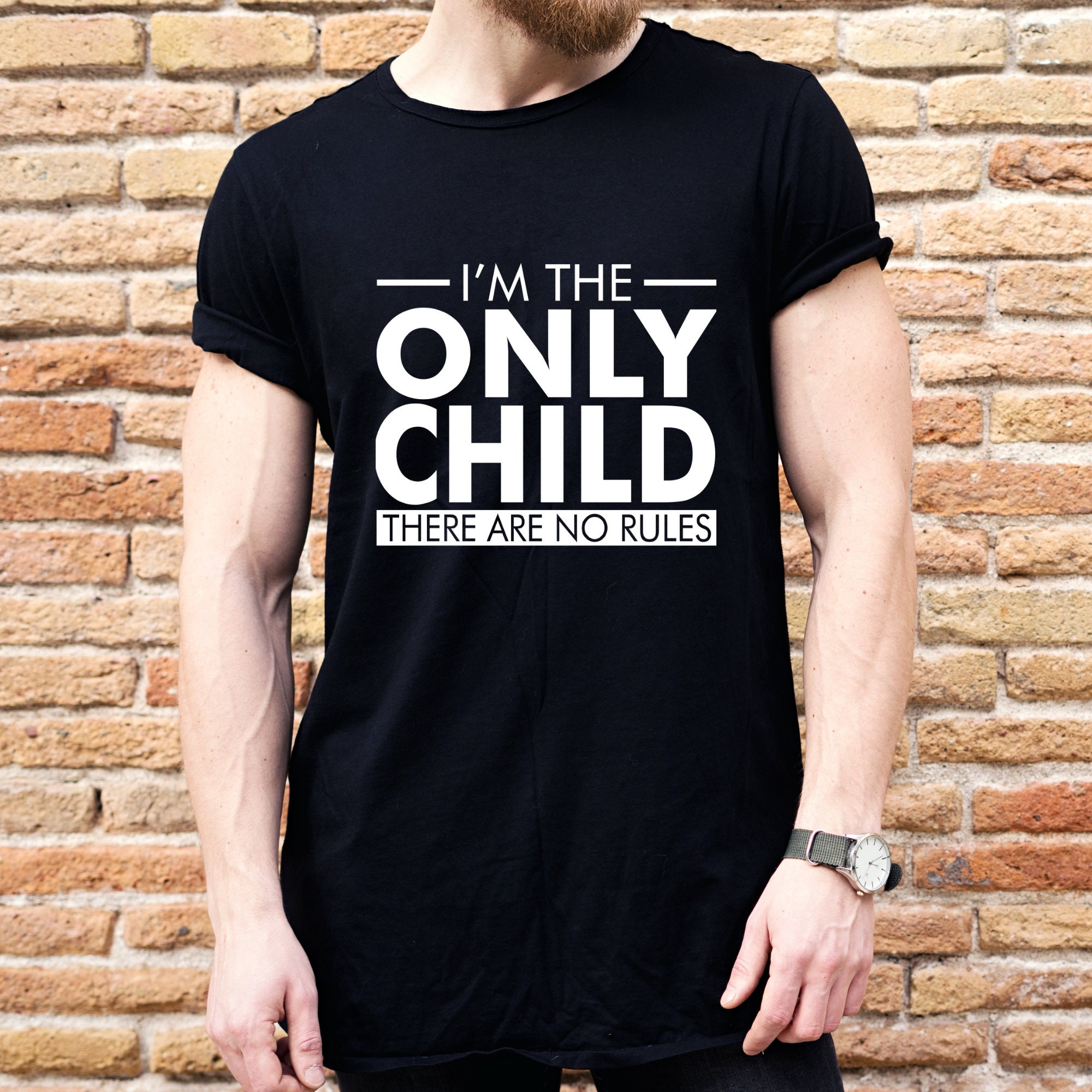 I Am the Only Child- SVG - PNG Instant Download Images- Silhouette or ...