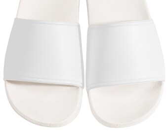 Sublimation Blank White Slide Sandals - Etsy