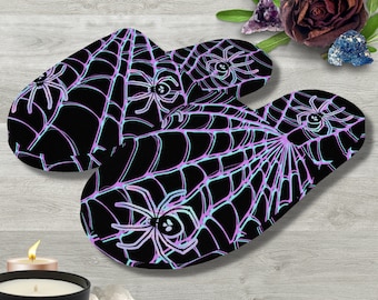 Spider Web Slippers - Etsy