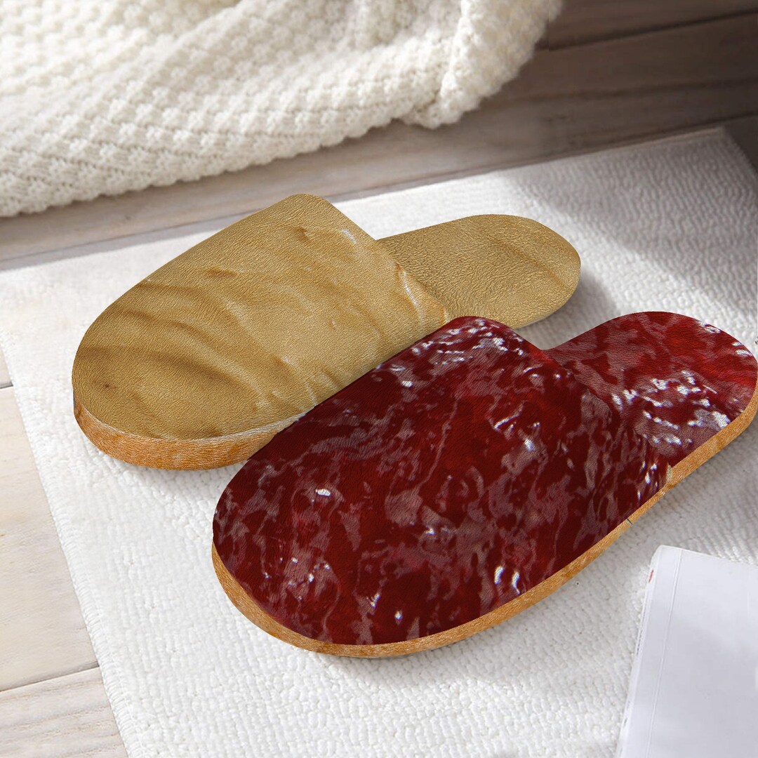 Peanut Butter and Jelly Slippers Funny Food Gifts Ideas - Etsy