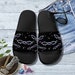 Psychedelic Mushroom Slippers Women, Men Slippers, Comfy House Shoes ...