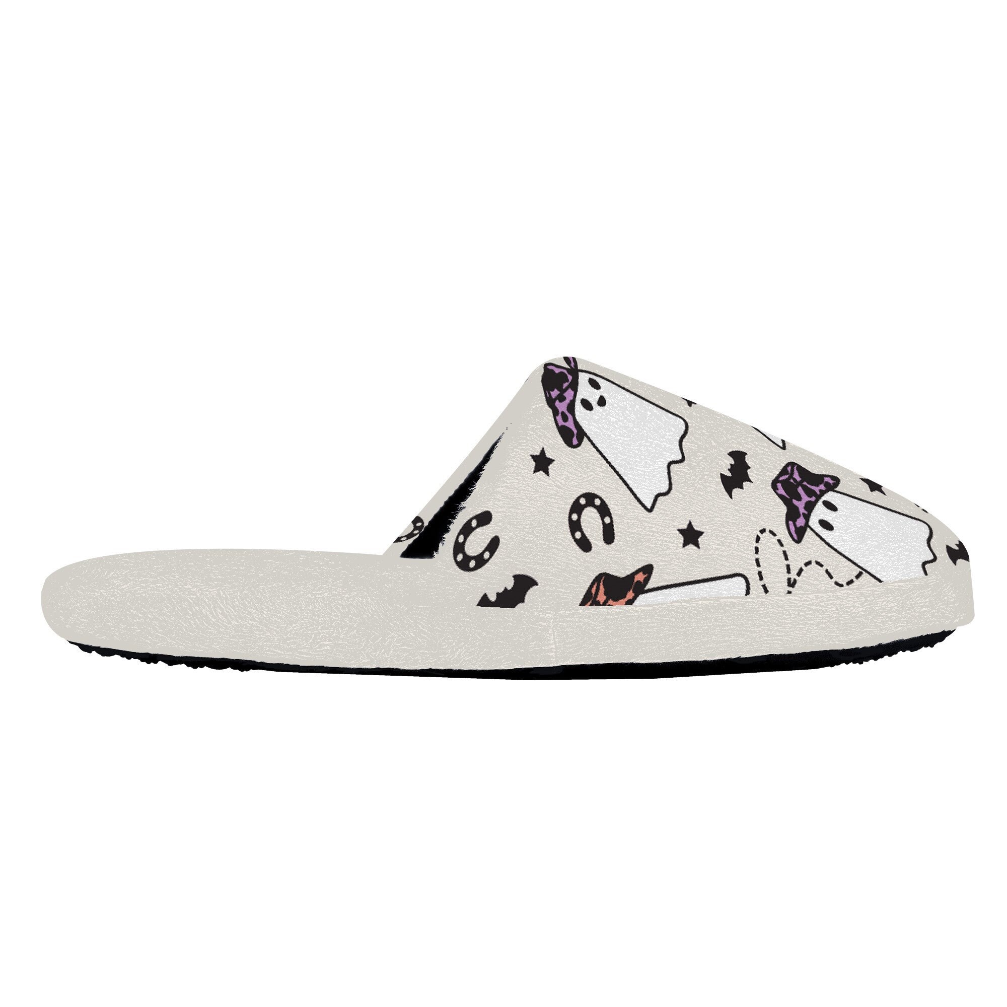 Cowboy Ghost Slippers Funny Graphic Halloween Slippers - Etsy