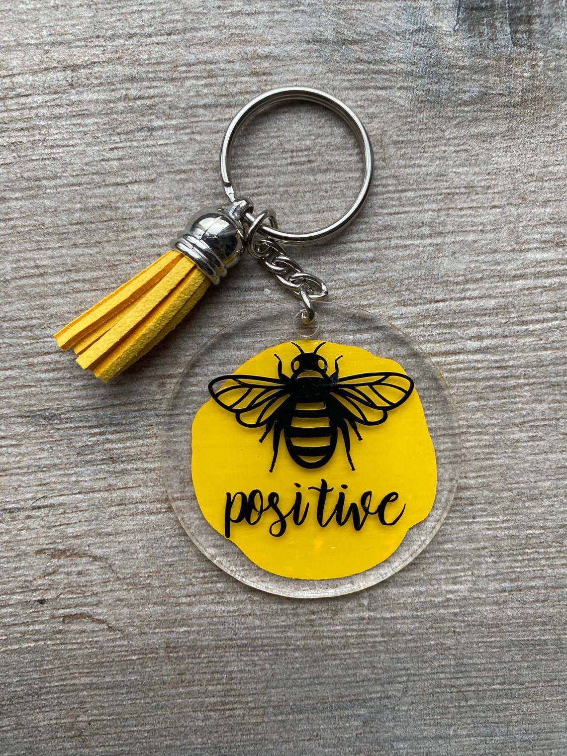 Bee Keychain - Etsy