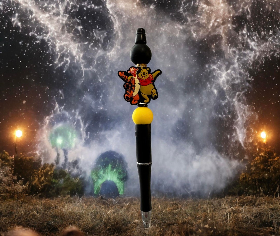 Tigger & Pooh Beaded Black Pen - Etsy