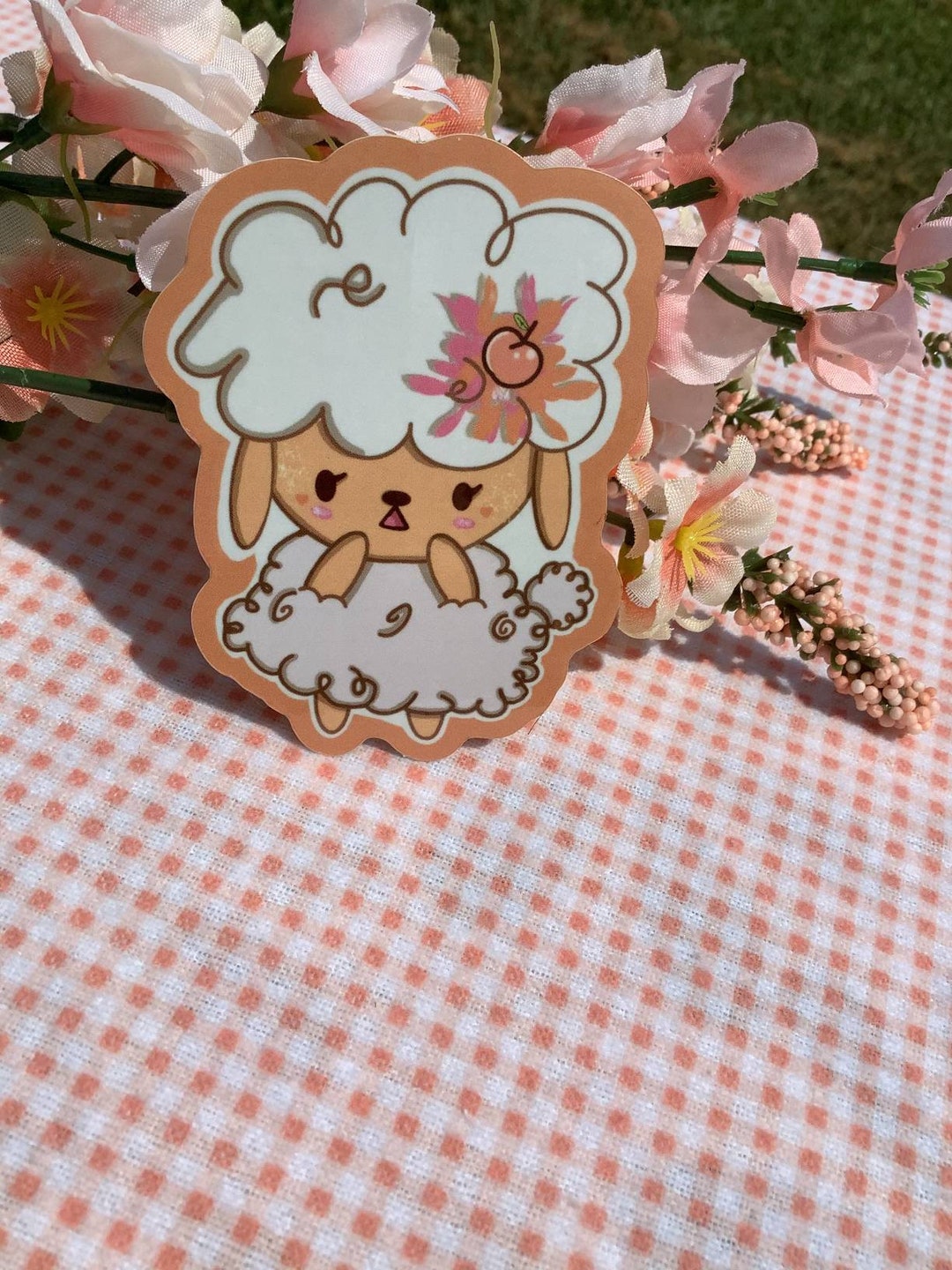 Sherlyn the Sheep Glossy Vinyl Sticker - Etsy