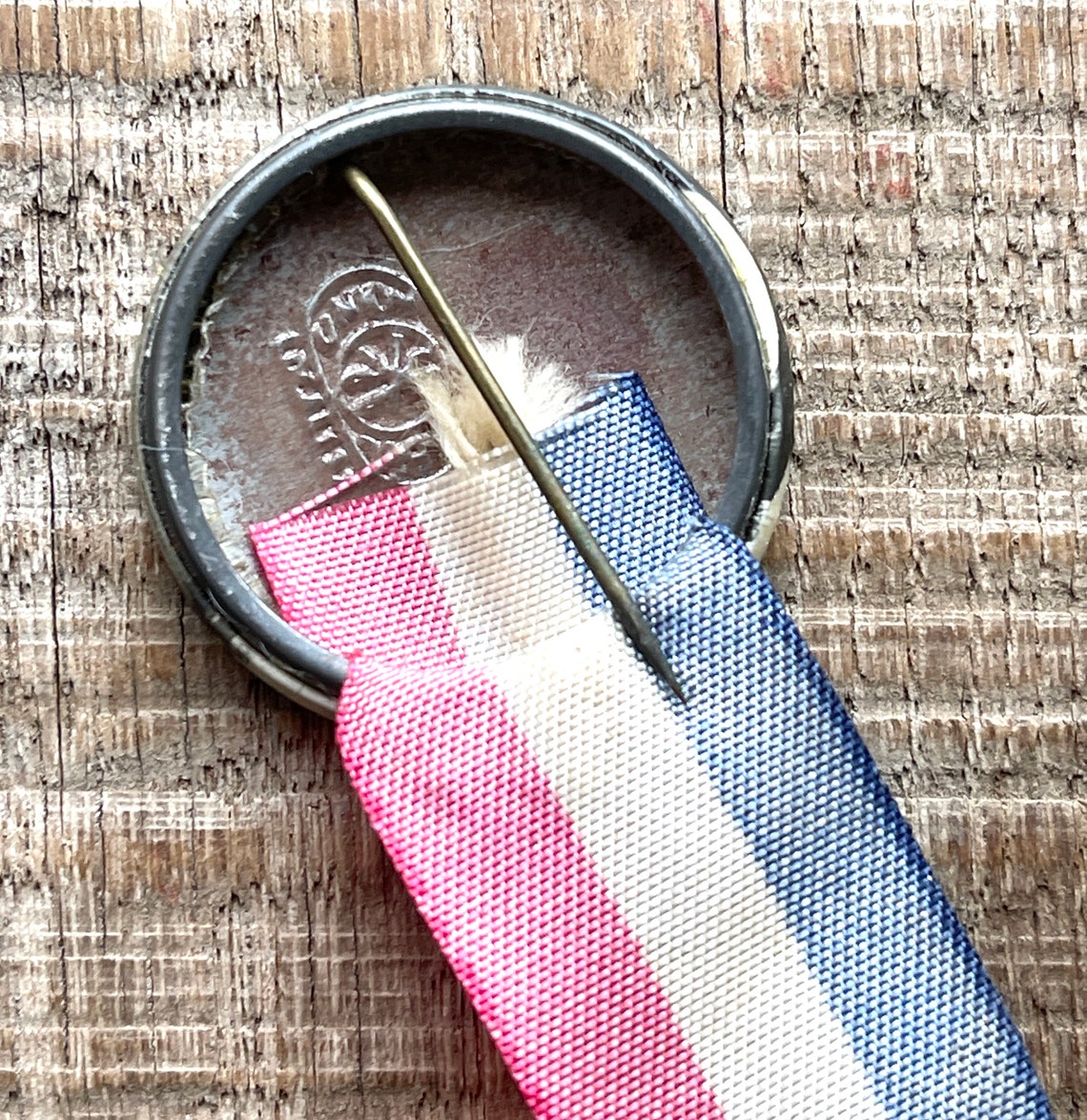 Vintage Queen Elizabeth II Ribbon Pin - Etsy