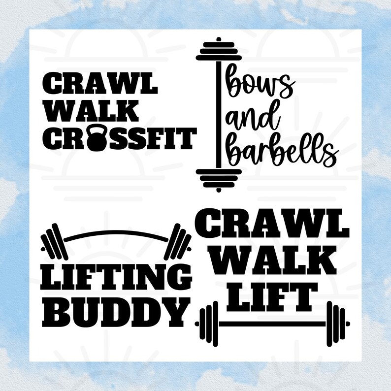 Crossfit Kids SVG, Workout SVG Bundle, Crossfit Shirt, Make Your Own T ...