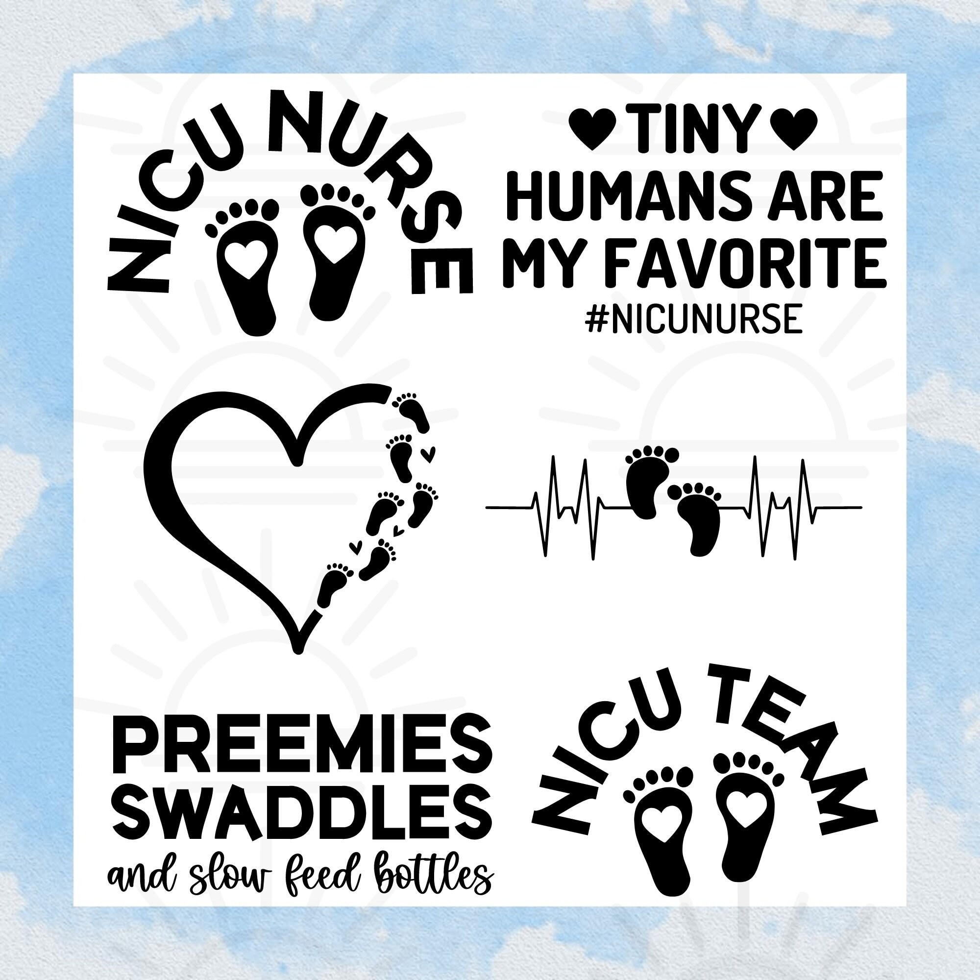 NICU Nurse SVG, Nicu Team Gift, Nicu Cut File, Where Little Things ...