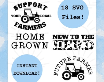Farm Baby Digital SVG Download Bundle - Etsy