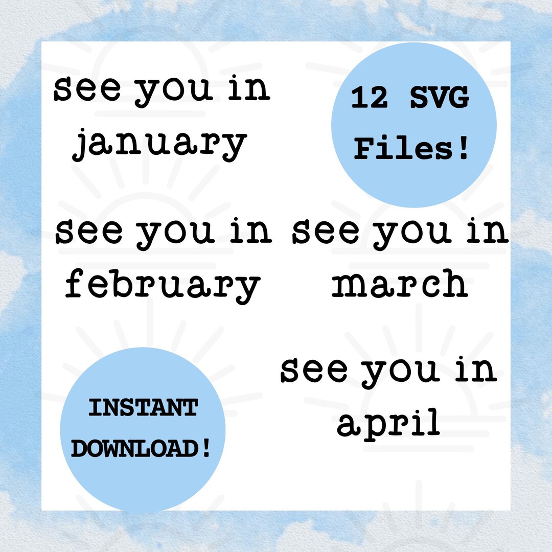 See You In... SVG Bundle, Pregnancy Announcement SVG Files, Baby Due ...