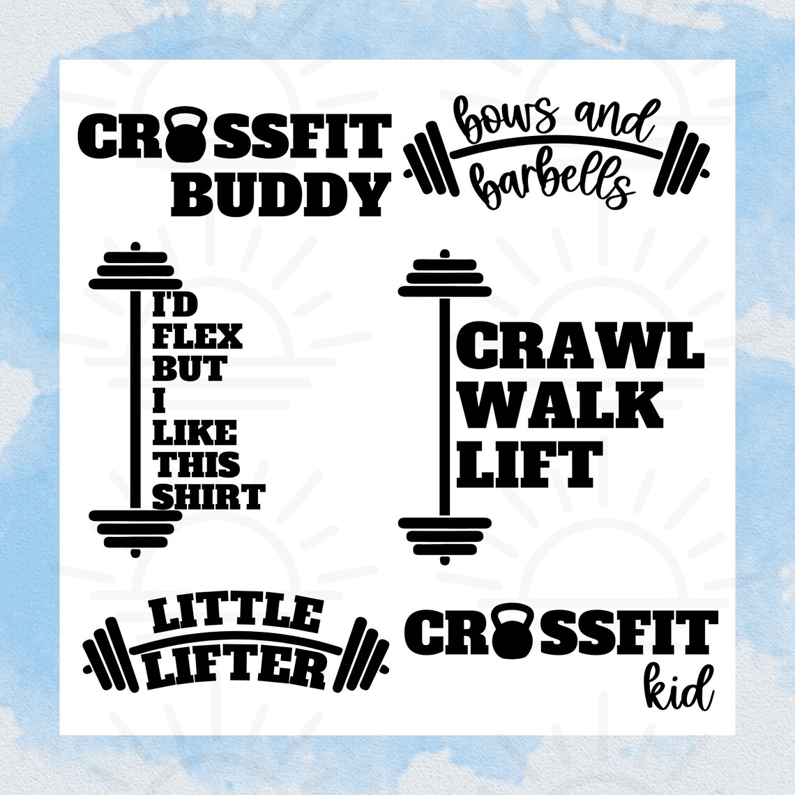 Crossfit Kids SVG Workout SVG Bundle Crossfit Shirt Make - Etsy