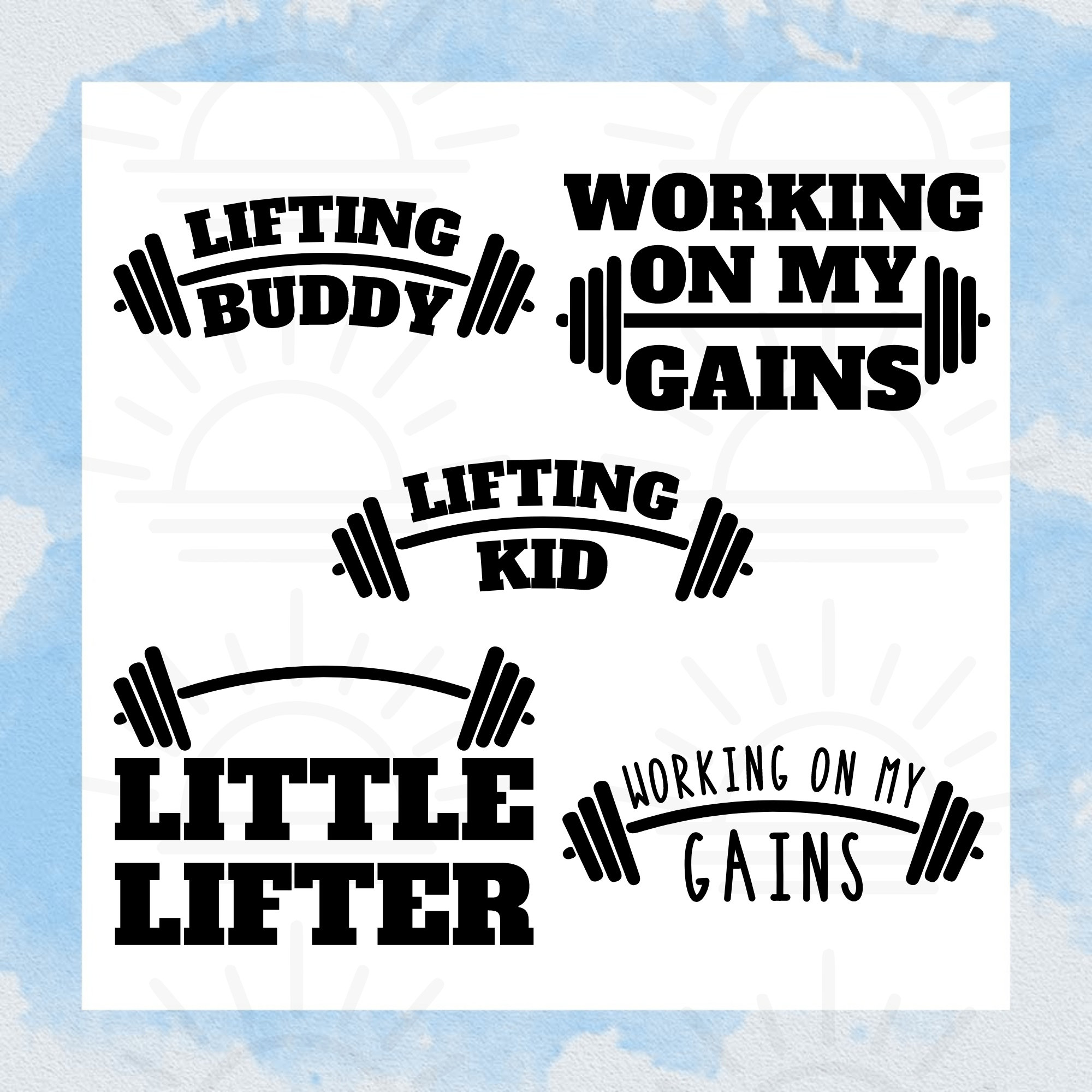 Crossfit Kids SVG, Workout SVG Bundle, Crossfit Shirt, Make Your Own T ...