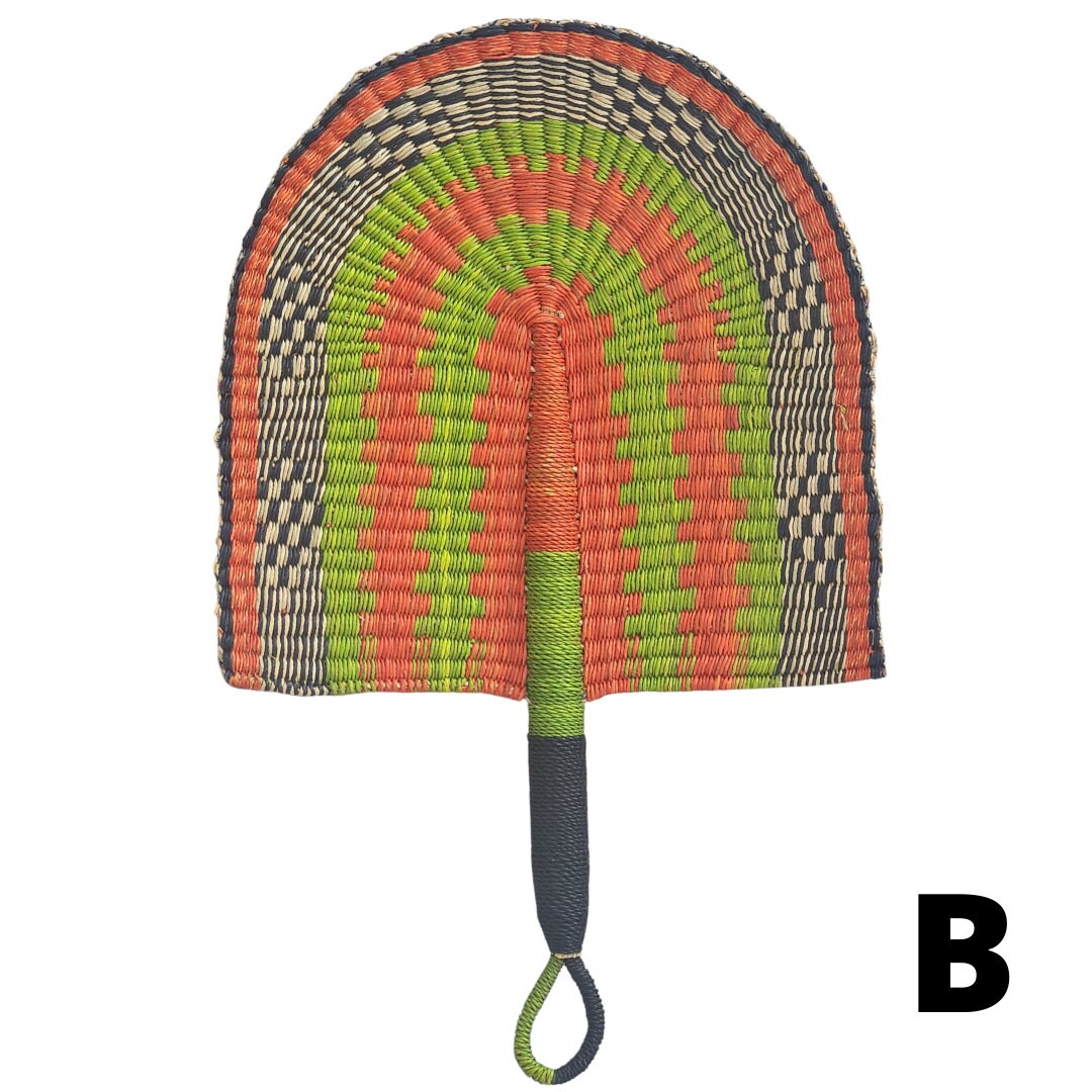 Bolga Fan African Handwoven Decorative Fan | Etsy