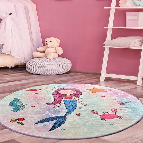 Mermaid Area Rug - Etsy