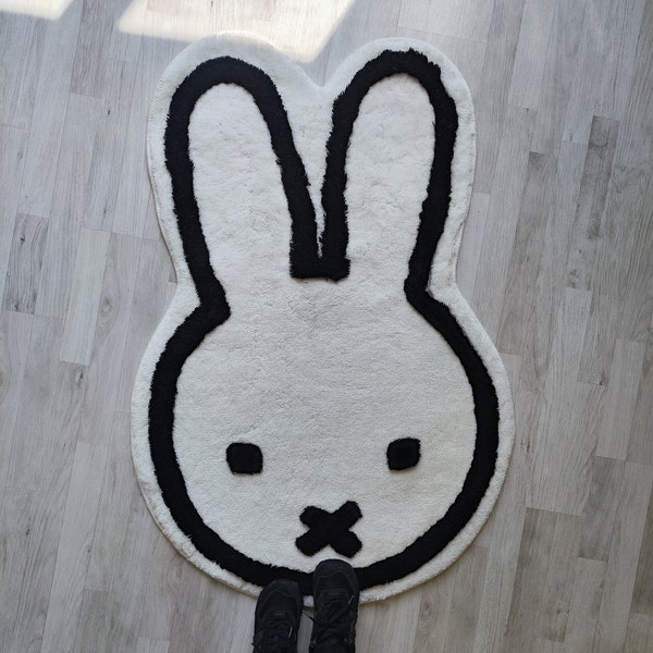 Bunny Rug - Etsy