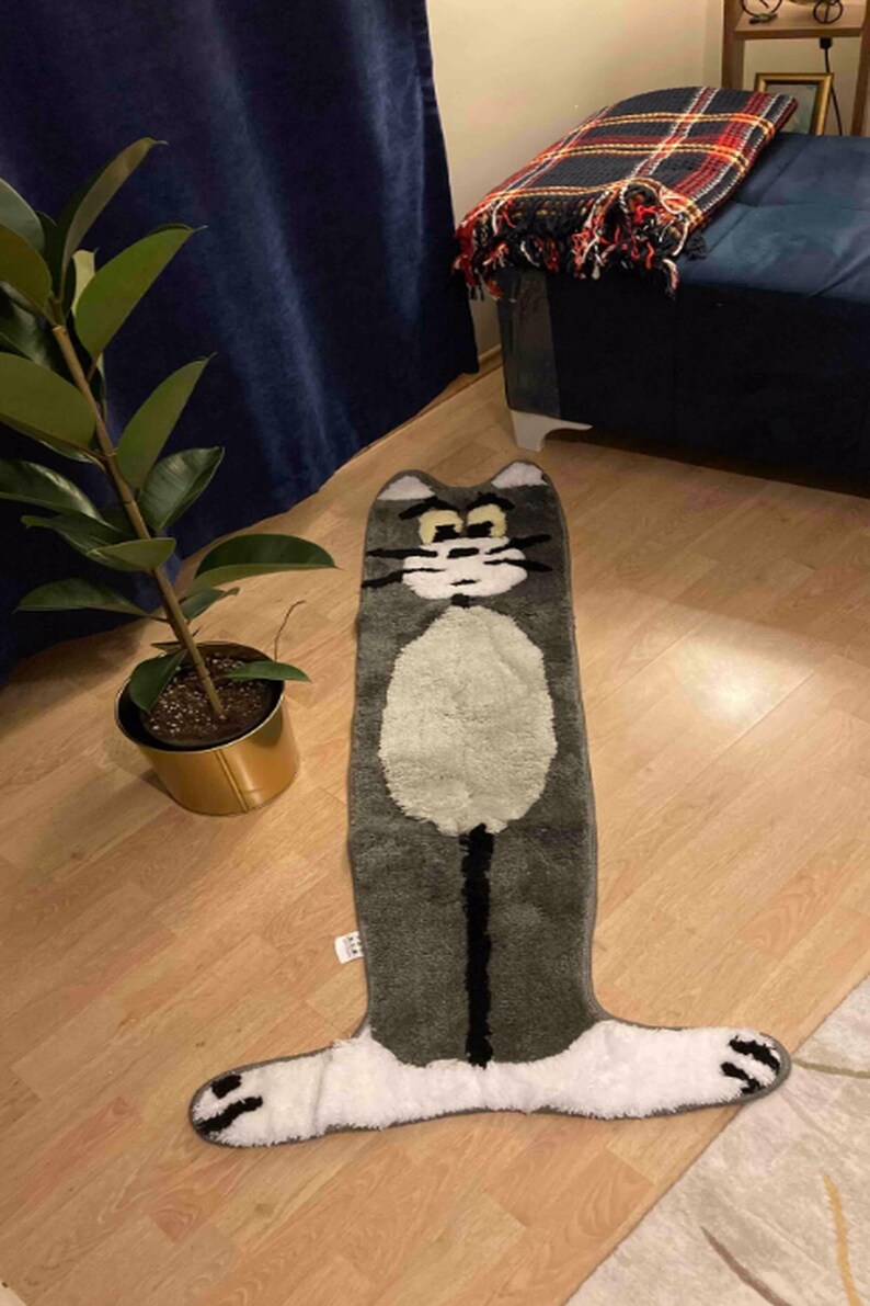 Tufted Tom and Jerry Flattened Stairs Rug Custom Rug Anime - Etsy UK