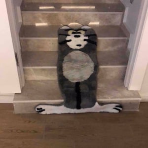 Tufted Tom and Jerry Flattened Stairs Rug Custom Rug Anime - Etsy UK