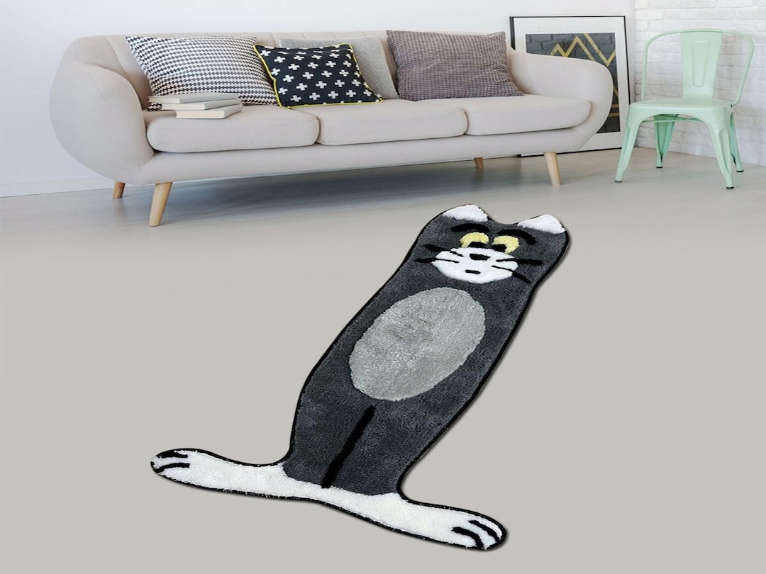 Tufted Tom and Jerry Flattened Stairs Rug Custom Rug Anime - Etsy UK