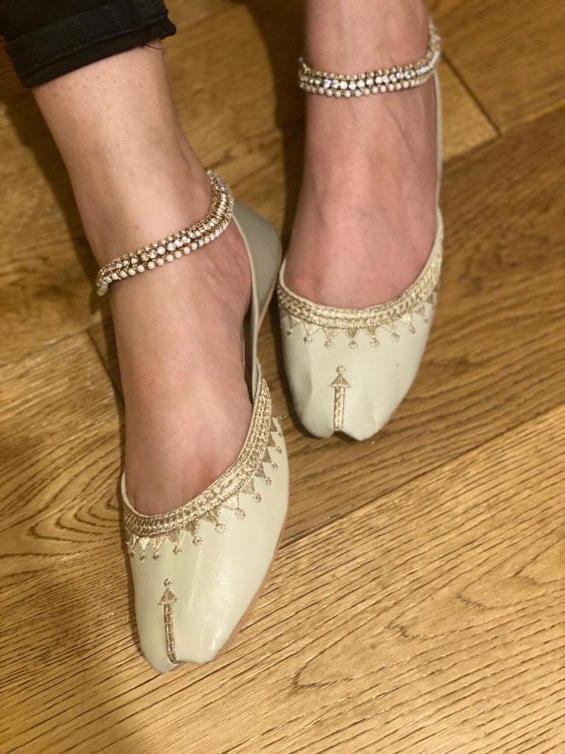 Handmade Pakistani Khussa Punjabi Wedding Jutti - Etsy UK