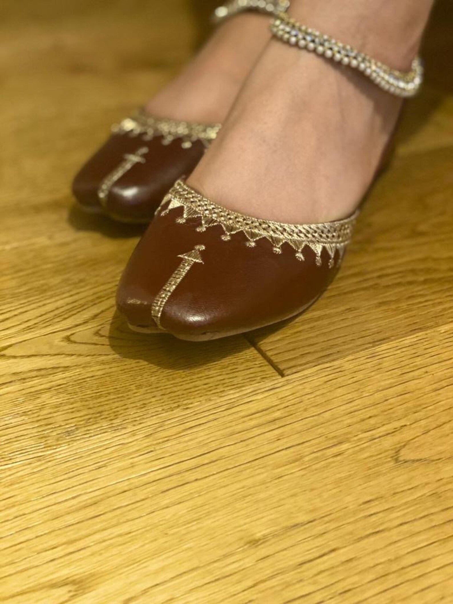 Handmade Pakistani Khussa Punjabi Wedding Jutti - Etsy UK