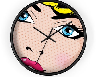 Pop Art Clock | Etsy