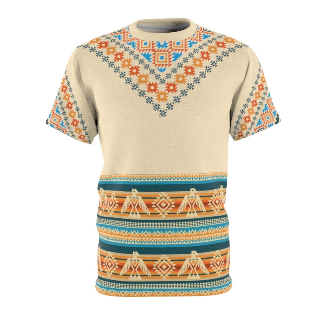 Native American Patterned All Over Print Shirt - Etsy