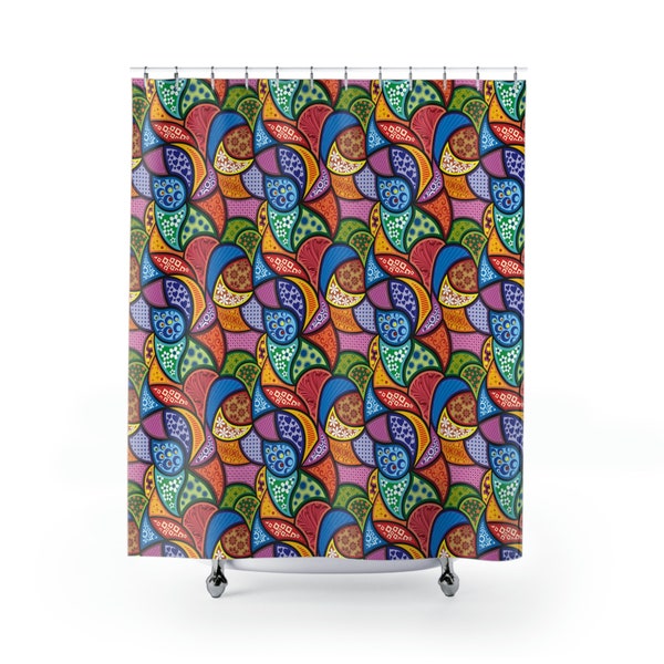 Stained Glass Curtain - Etsy