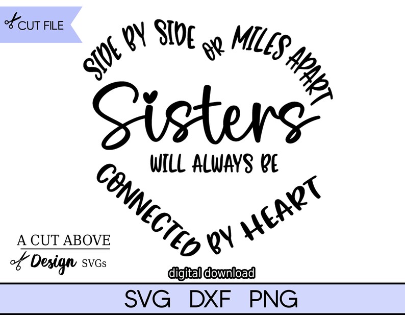 Hermana svg, Hermanos svg, Familia svg, Amor svg, Corazón svg, Cortar ...
