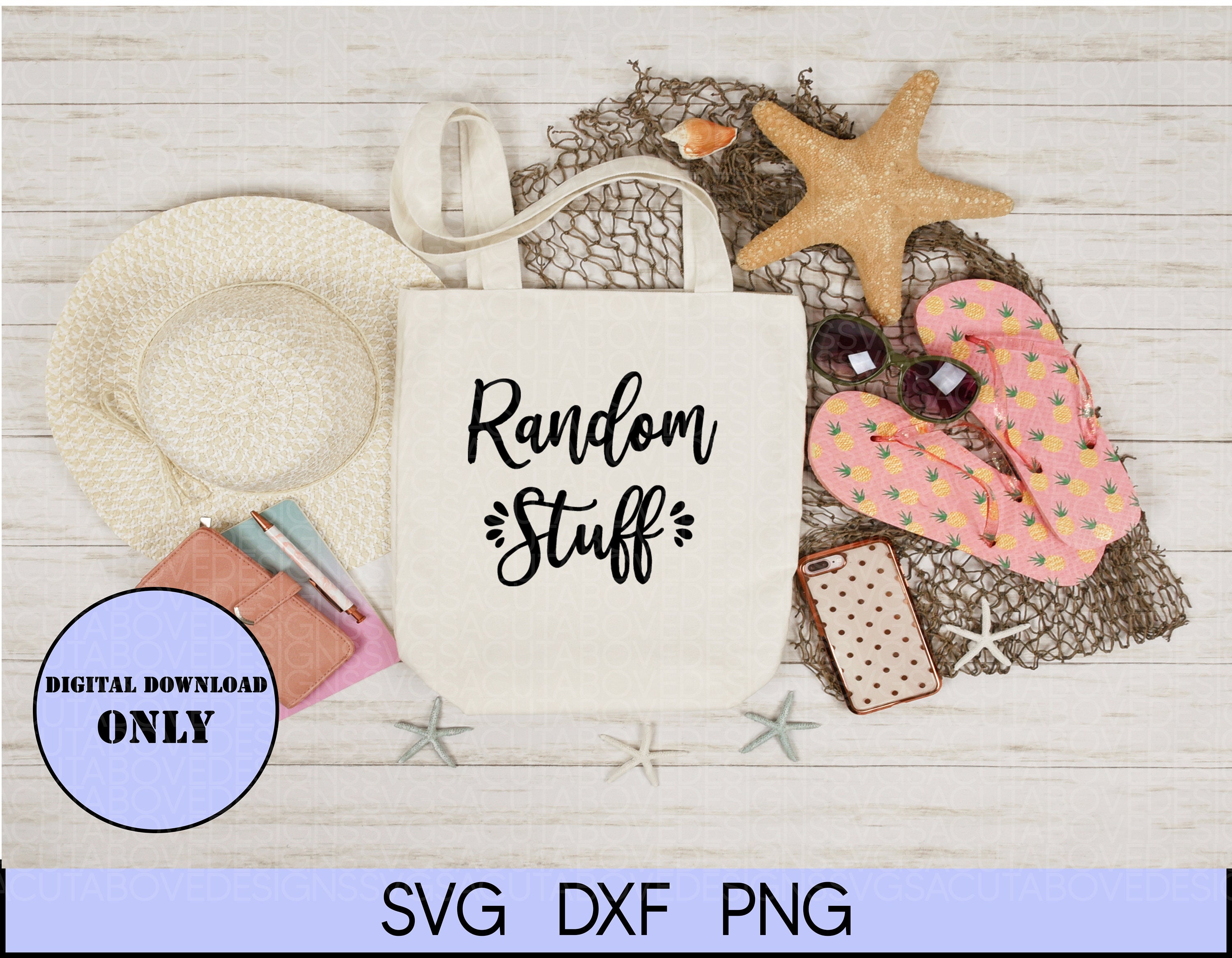 Random Stuff Svg, Large Handbag Svg, Beach Bag Svg, Gym Bag Svg - Etsy