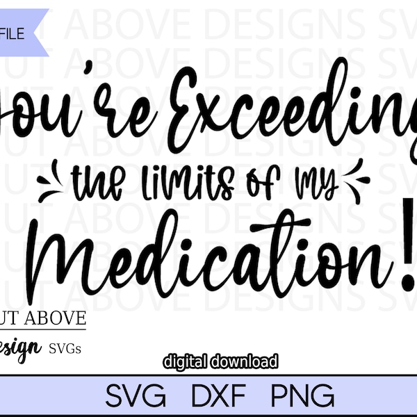 Medication Svg - Etsy