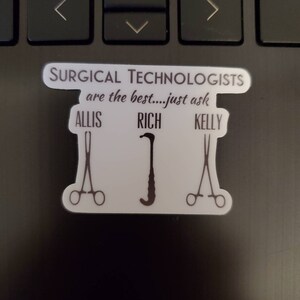 Waterproof Surgical Tech Sticker Scrub Tech Water Bottle Sticker ...