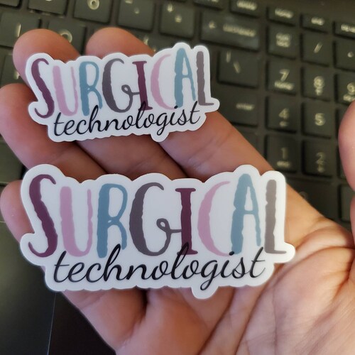 Surgical Tech Car Decal Sticker Tumbler Laptop Water - Etsy