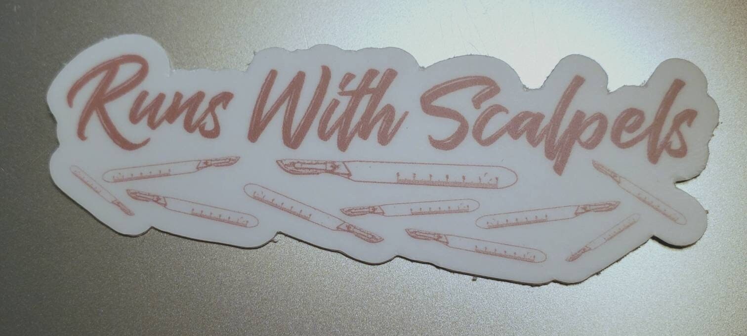 Waterproof Scrub Tech Sticker • OR Nurse Sticker • Surgical Technician ...