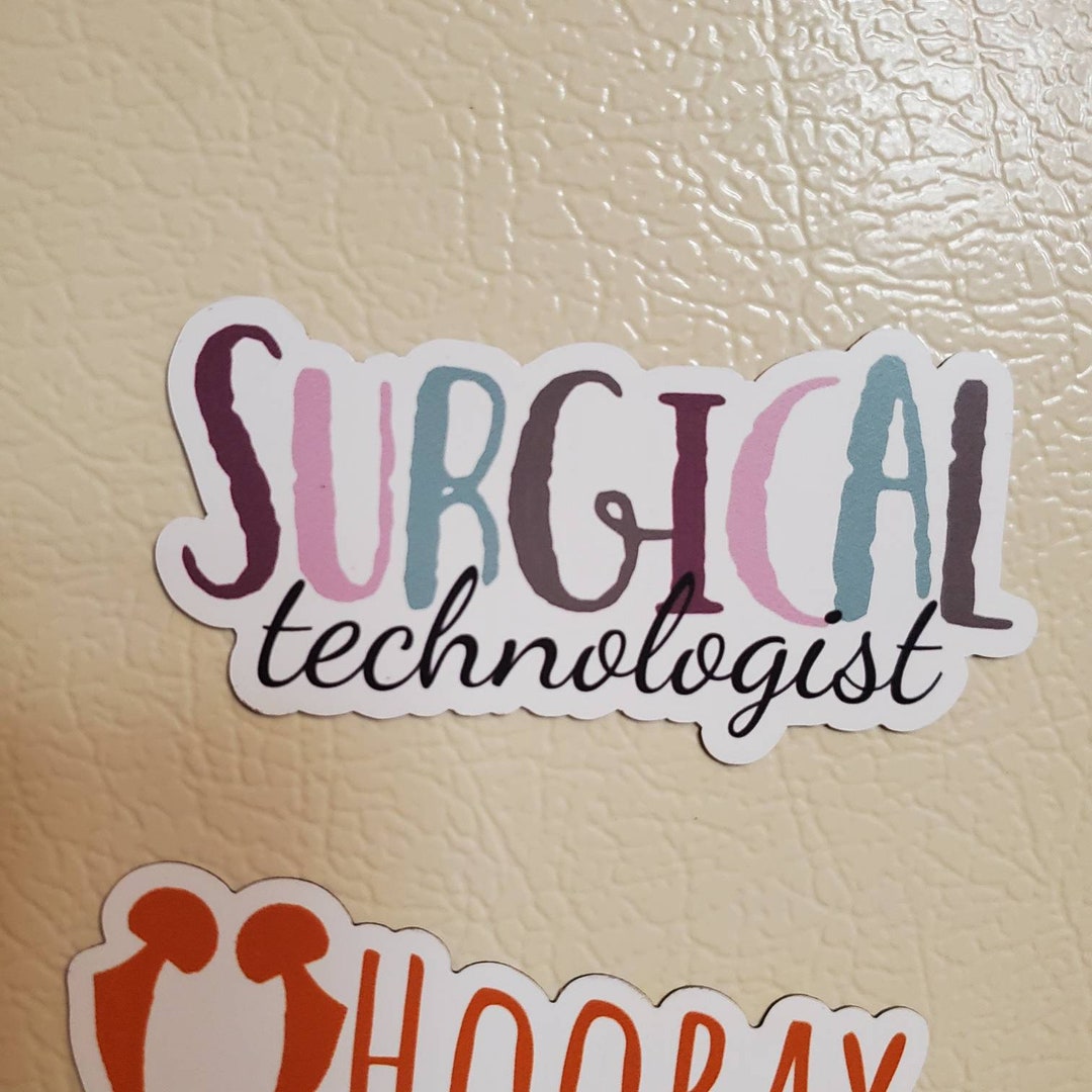 Surgical Technologist Magnet Scrub Tech Surgical Technician Gift ...