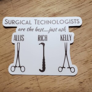 Waterproof Surgical Tech Sticker Scrub Tech Water Bottle Sticker ...