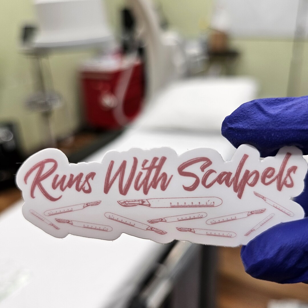 Waterproof Scrub Tech Sticker • OR Nurse Sticker • Surgical Technician ...