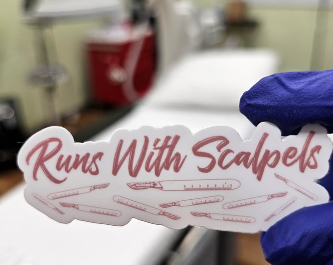 Waterproof Scrub Tech Sticker • OR Nurse Sticker • Surgical Technician ...