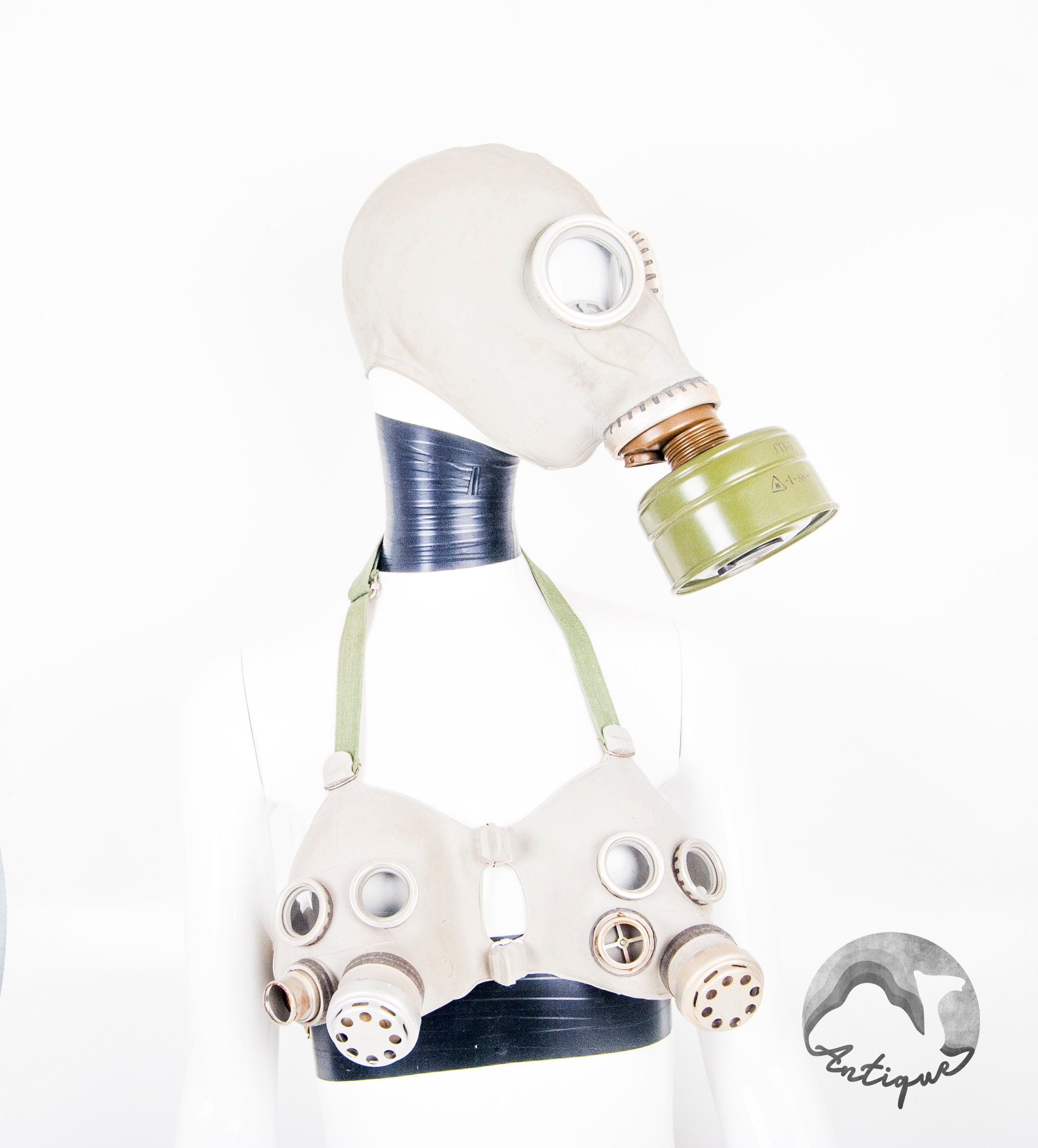 Gas Mask GP-5 White - Etsy