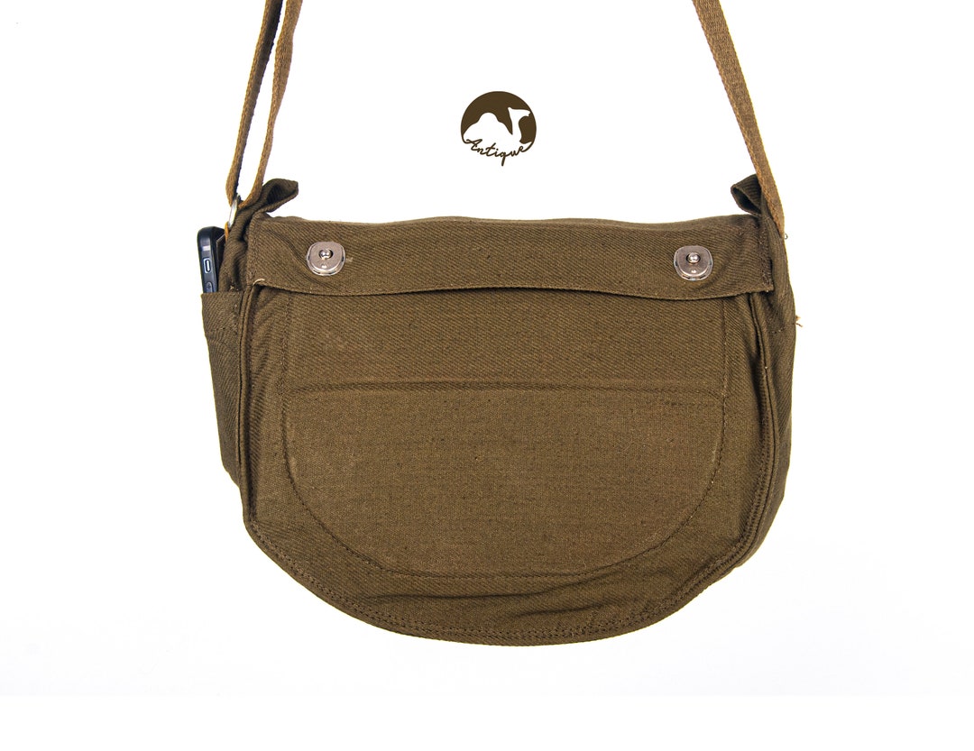 Military Tote Bag, Military Style Shoulder Bag, Vintage Military Canvas ...