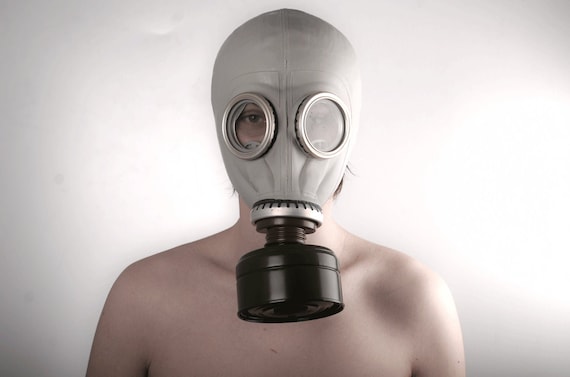 Gas Mask GP-5 White - Etsy