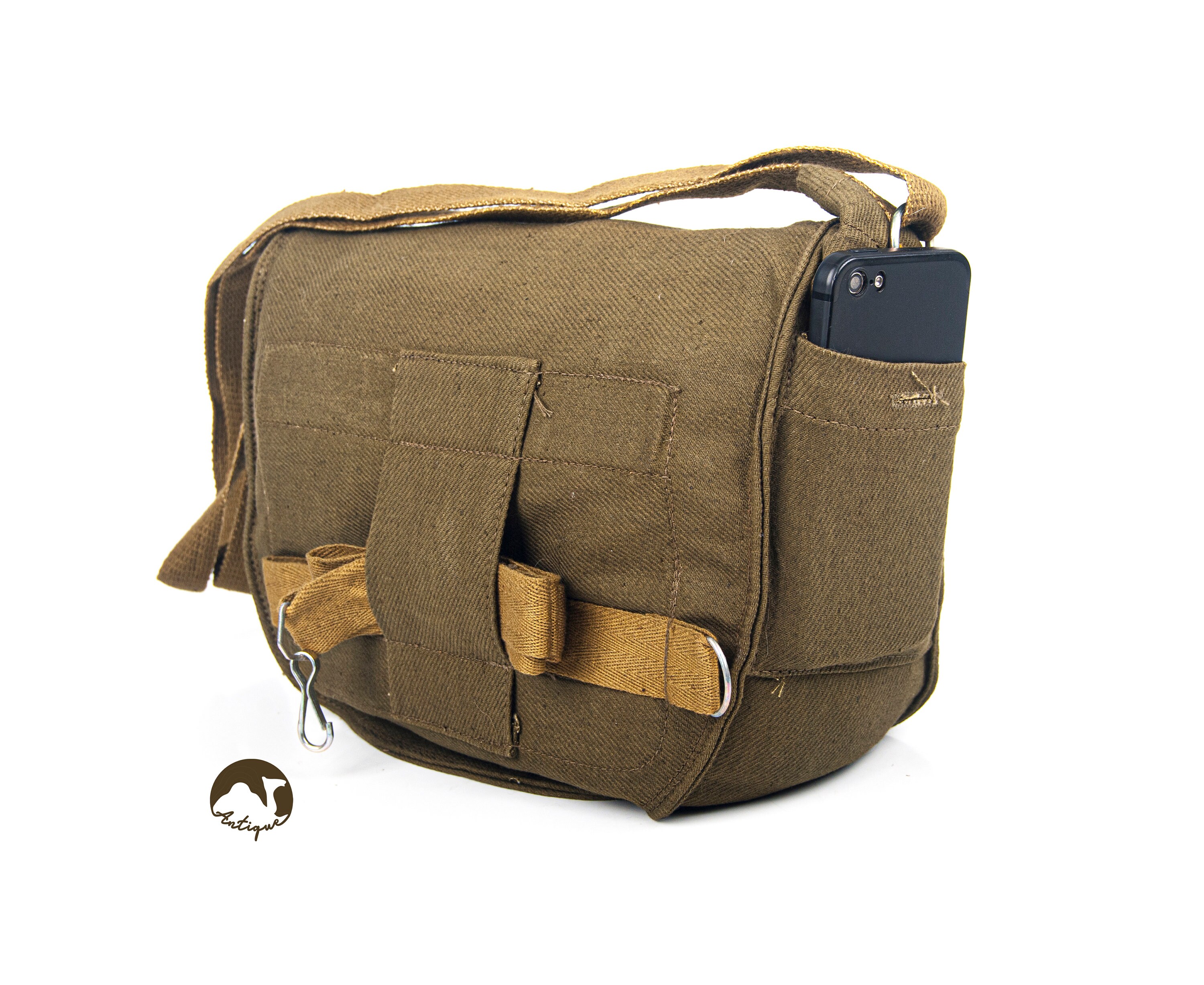 Military Tote Bag, Military Style Shoulder Bag, Vintage Military Canvas ...