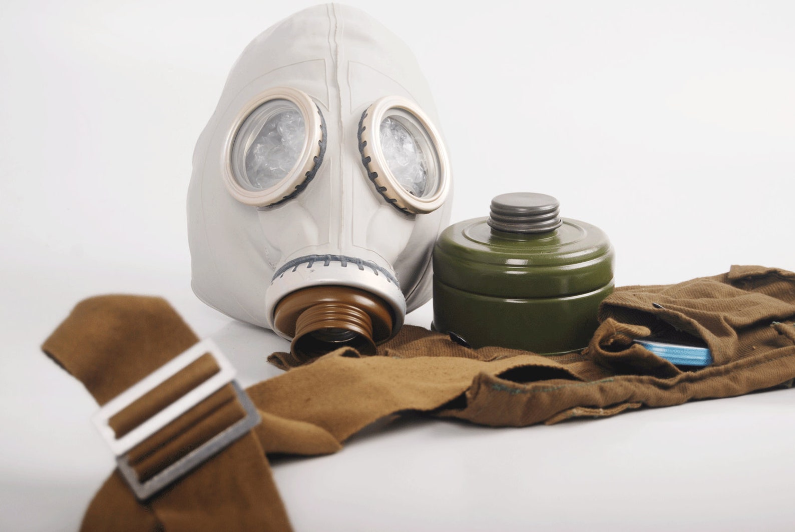 Gas Mask GP-5 White - Etsy