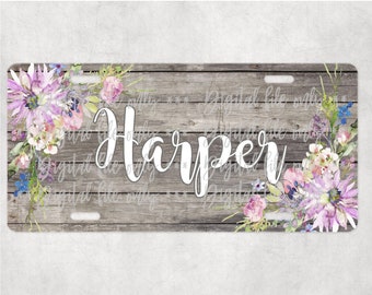 Rustic License Plate - Etsy