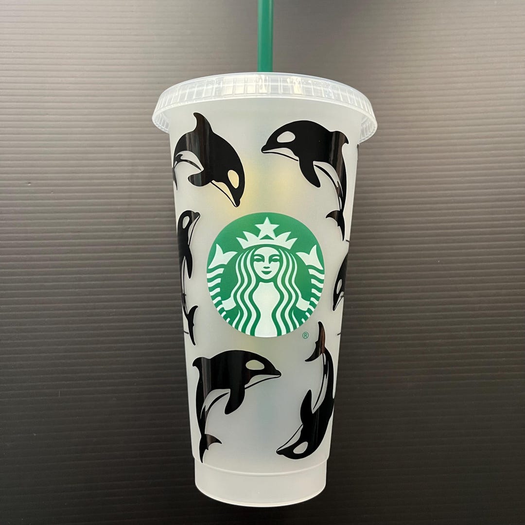 Orca Cup | Starbucks Cup With Orcas | Orca Starbucks Cold Cup | Venti ...