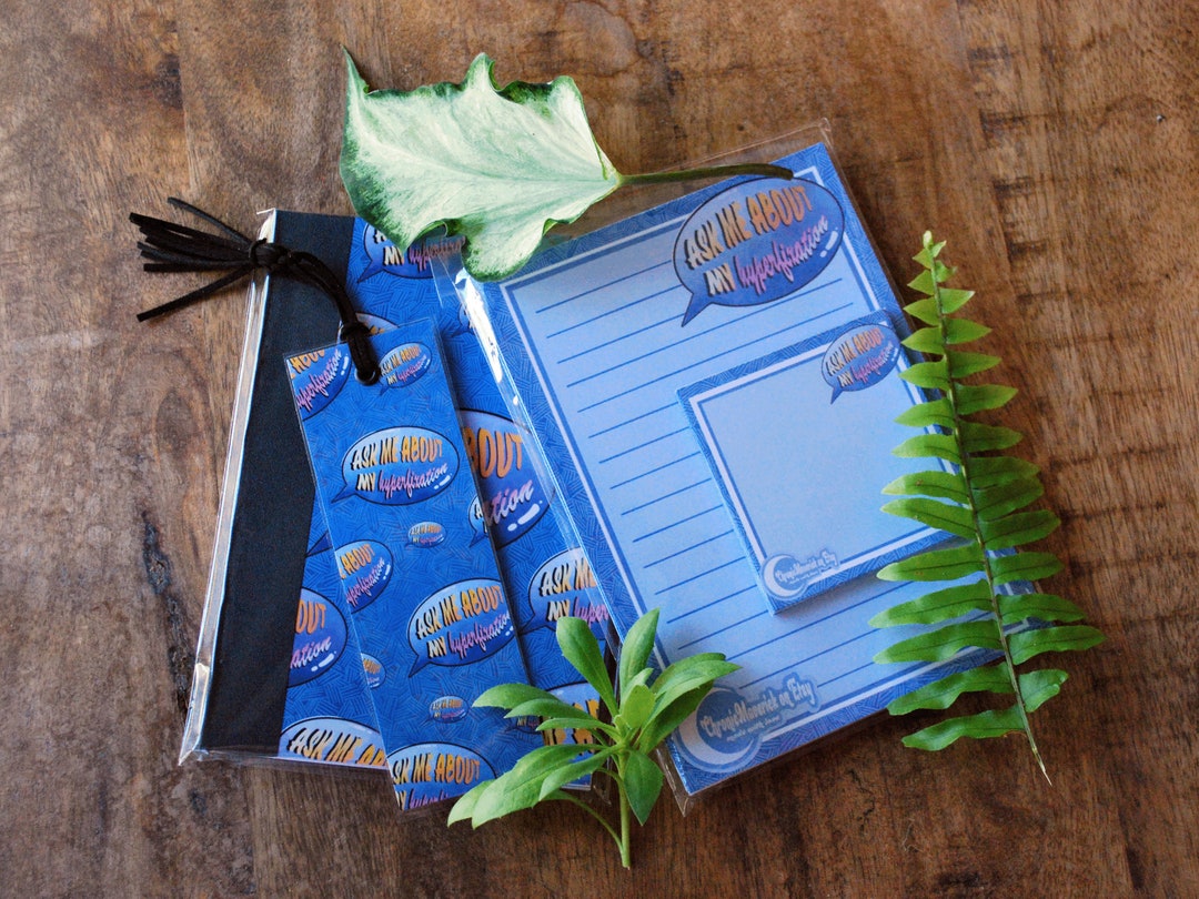 ADHD Stationery Set, Ask Me About My Hyperfixation, Handmade Lined ...