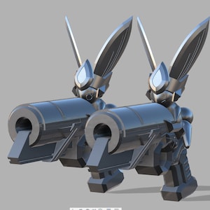 MF Battle Bunny Guns 3D Model - Etsy
