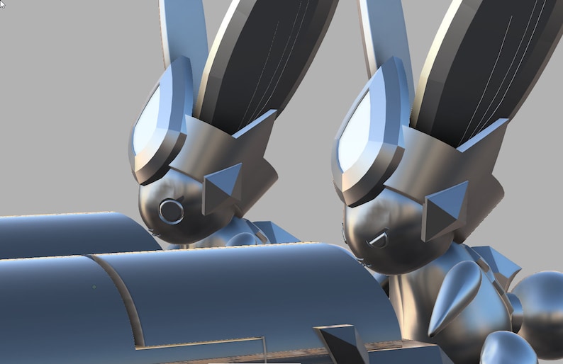 MF Battle Bunny Guns 3D Model - Etsy