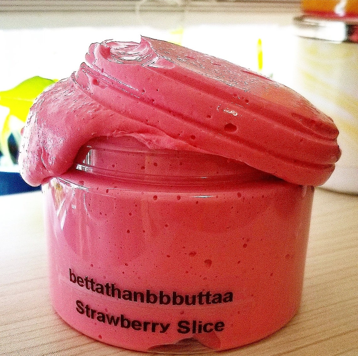 Strawberry Slice Butter Slime 10 Oz - Etsy